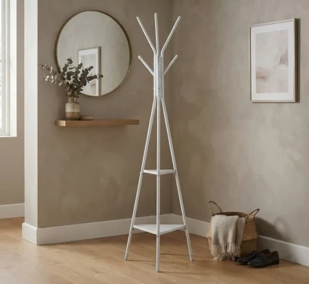 Norvel Glacier Čiviluk sa MDF Panelom i Metalnom Konstrukcijom 180 cm ( NOR-1022 )