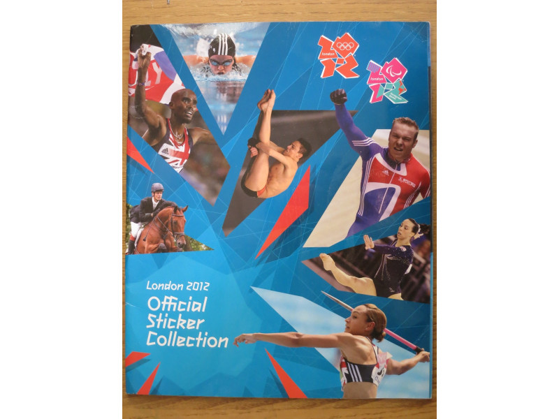LONDON 2012 PANINI ALBUM OLIMPIJSKE IGRE PRAZAN