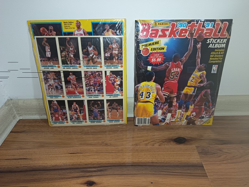Nba 90 91 Ceo set i Album Panini