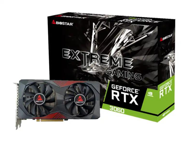 Grafička karta Biostar RTX 3060 GDDR6 12GB 192bit 3XDP/HDMI
