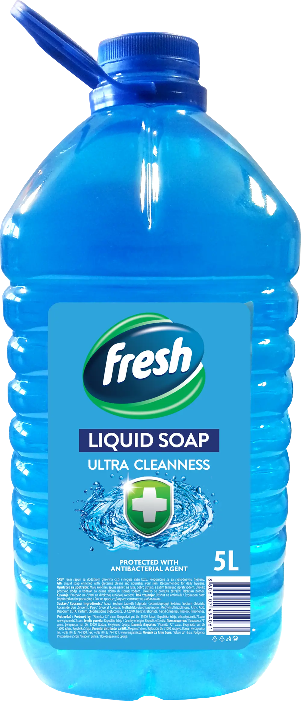 FRESH Tečni sapun, CLEANNESS, 5l