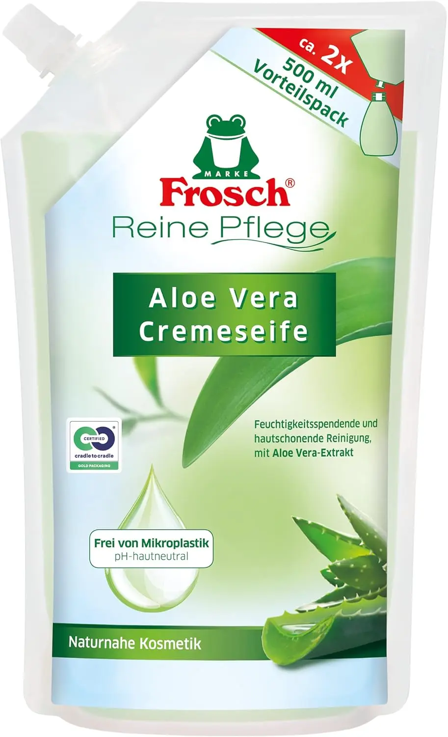 Frosch Tečni sapun za ruke Aloe Vera, Refill, 500 ml