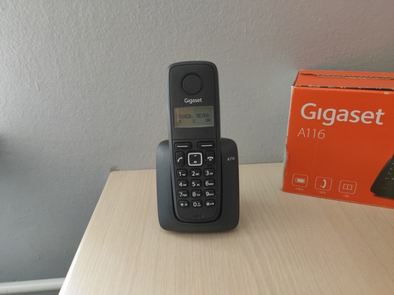 Siemens Gigaset A116 u kutiji,kao nov,sa baterijama.