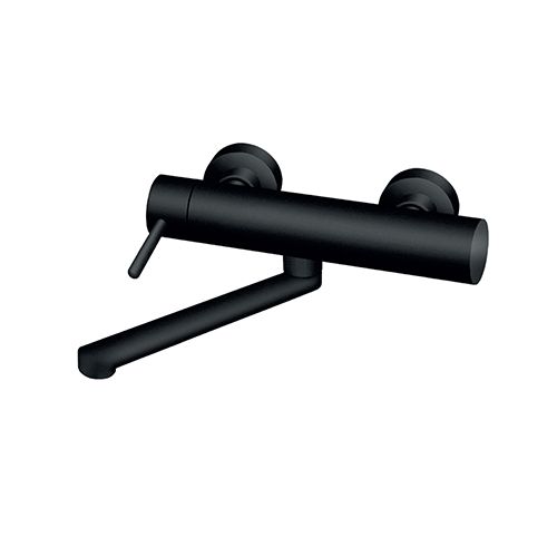 Rosan DARK Baterija za sudoperu-lavabo izliv 200mm