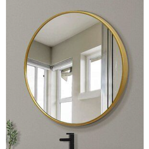 Ceramica lux Ogledalo alu-ram, fi 80, gold- CL7 300004