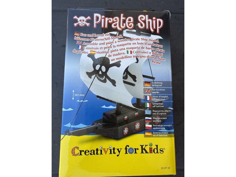 FABER-CASTELL CREATIVITY FOR KIDS – PIRATE SHIP NOVO