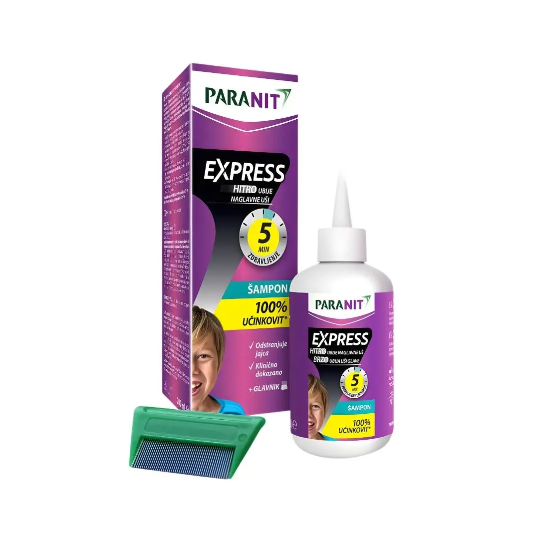 Šampon Paranit Express za vaške i gnjide, 200 ml