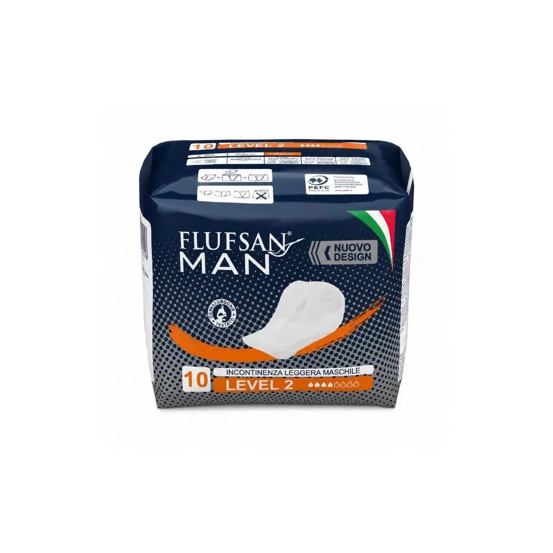 Flufsan Ulošci za muškarce Level 2, 10 Komada