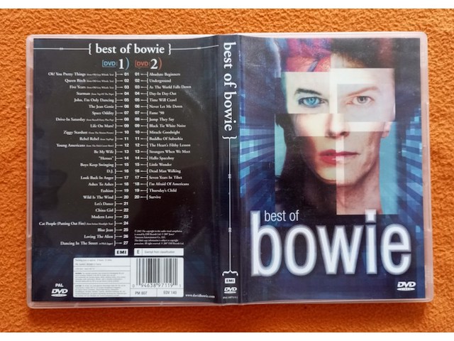 DAVID BOWIE - Best Of Bowie (2 x DVD) Made in EU