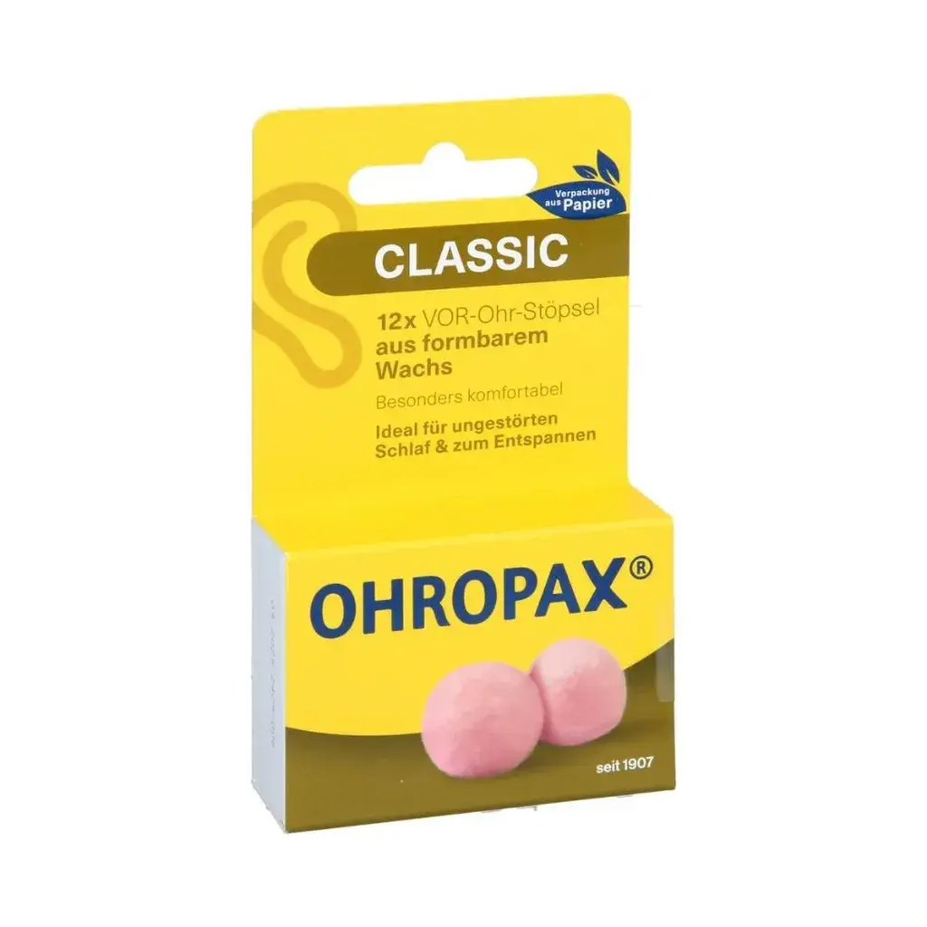 Ohropax Čepići za uši Classic, 12 komada