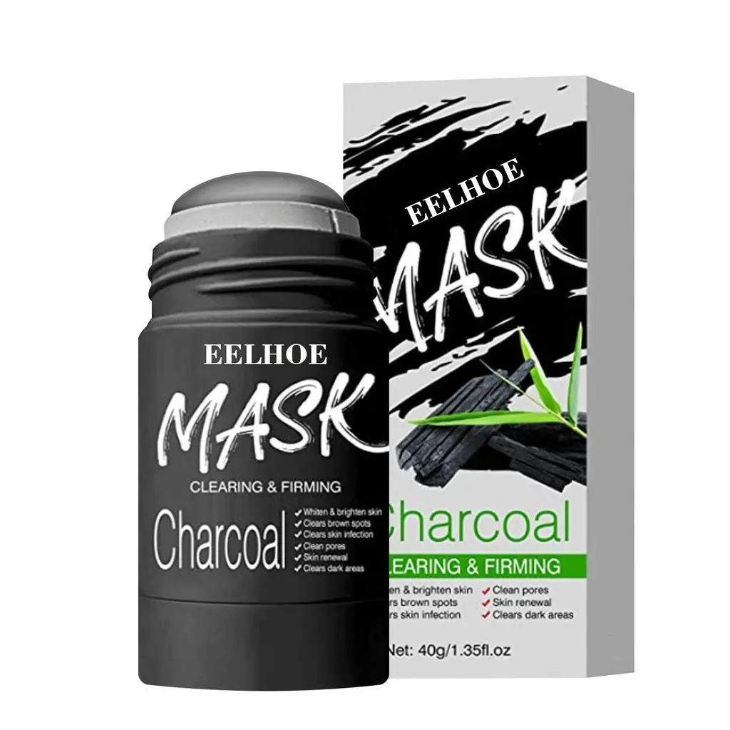 EELHOE Charcoal Black Mask - dubinsko čišćenje pora i uklanjanje mitesera za glatku i čistiju kožu - AKCIJA 1+1 GRATIS
