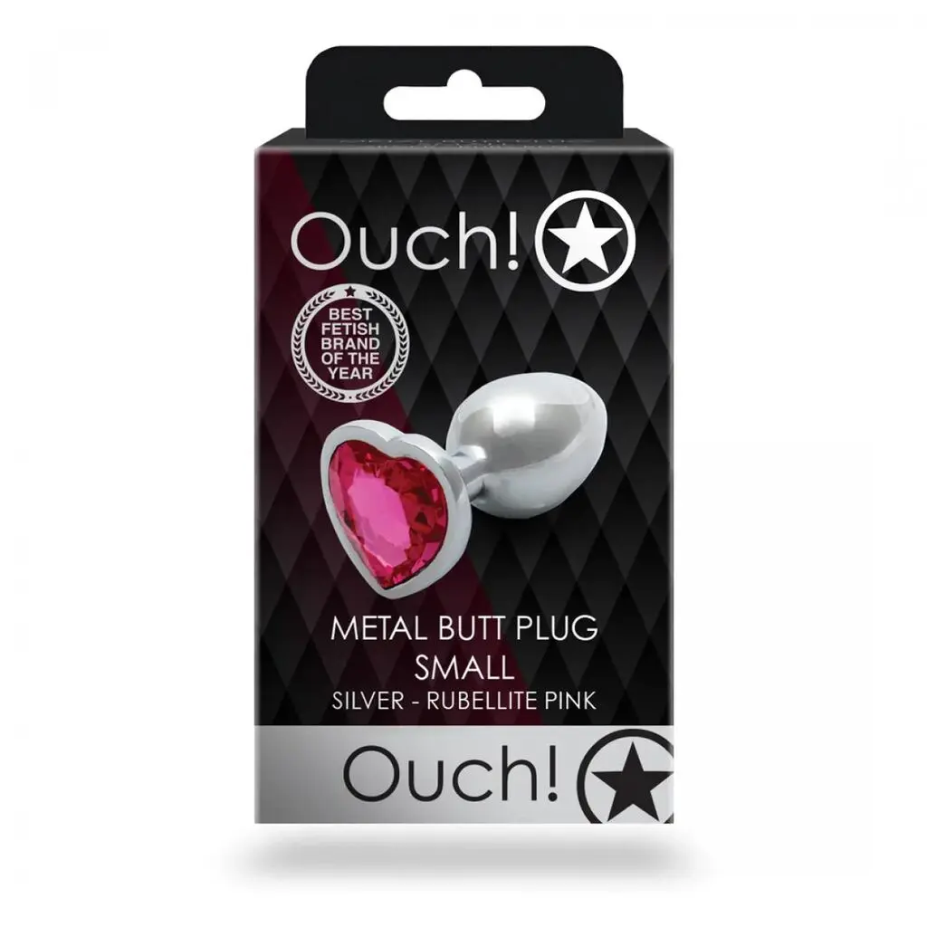 Shots Analna kupa Ouch! by Shots, Heart Gem Rubellite Pink