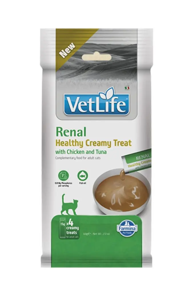 Vet Life Dijetetska pasta za mačke Renal, Piletina i tuna, 60 g