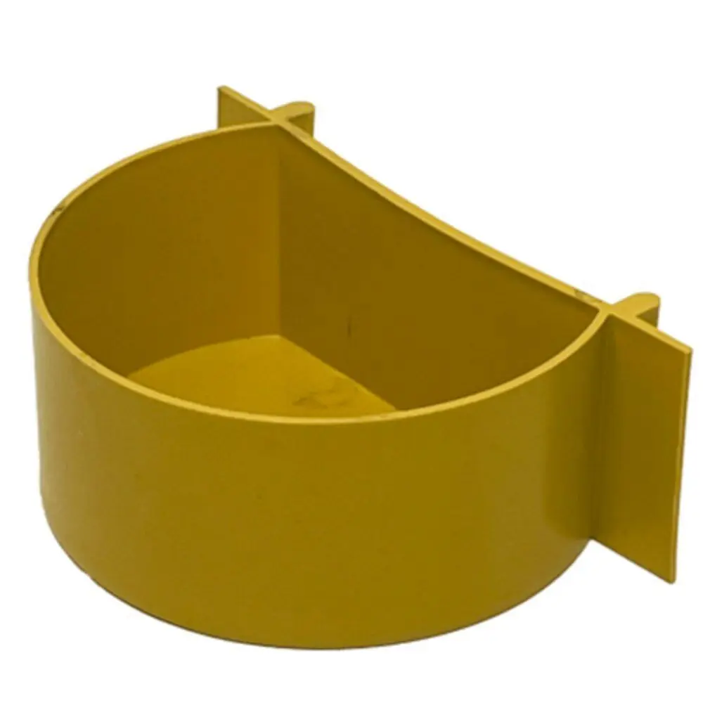 Pannpets Poluokrugla hranilica za ptice, Velika, 70 × 120 mm, Žuta