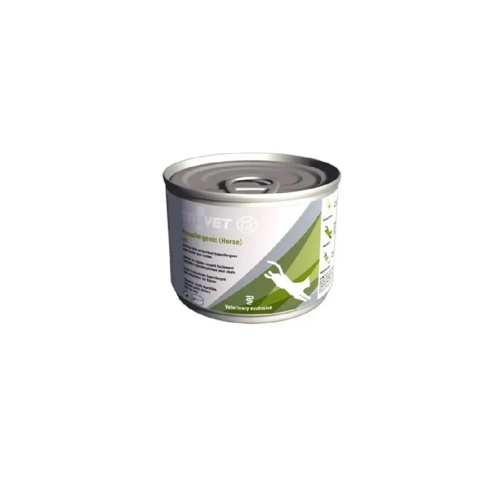 TROVET Hypoallergenic Dijetalna hrana za mačke, Ukus konjetine, 200gr
