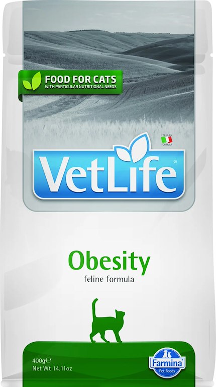 FARMINA VET LIFE Dijetetska hrana za mačke Obesity, Piletina, 400g