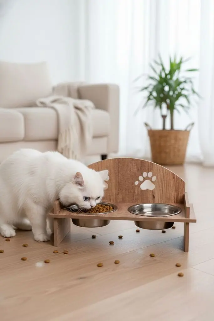 Paws & Whiskers Posuda za hranu za ljubimce, Šarena