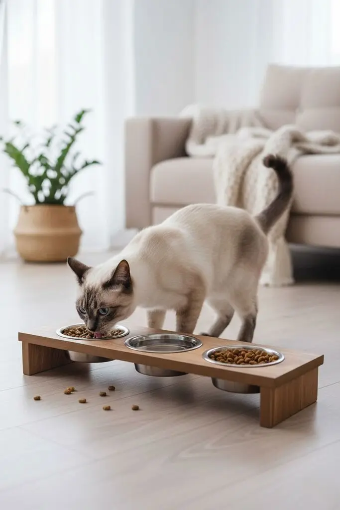 Paws & Whiskers Posuda za hranu za ljubimce, Šarena