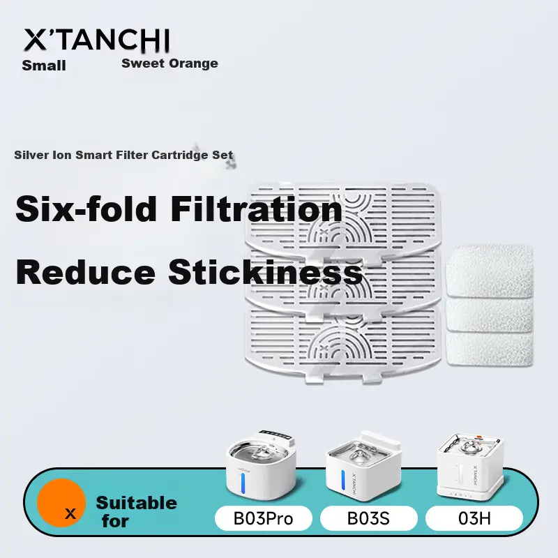 Xiaotiancheng Filter za fontanu za ljubimce B03, 3 komada