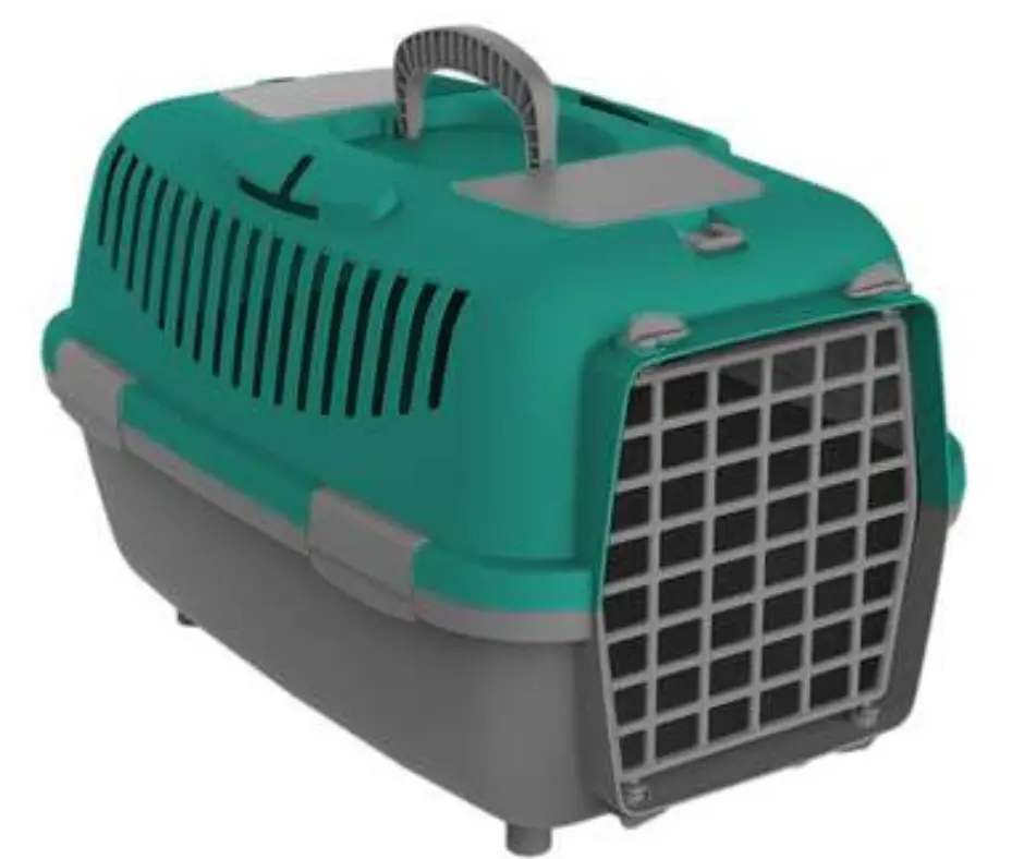 PetMax Transporter Nomade 3, 61x40x38 cm, Tirkizni