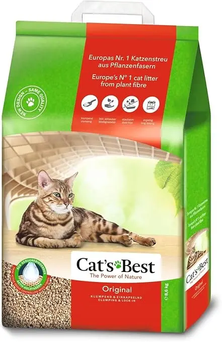 Cat's Best Posip za mačke Original, Celulozni grudvajući, 20l
