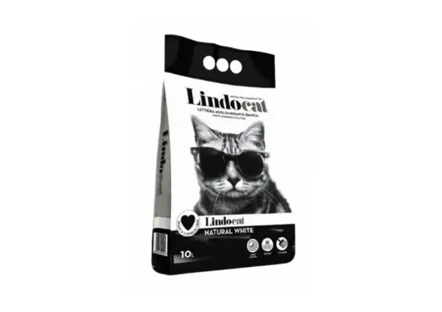 Lindocat Posip za mačke Natural White 10l