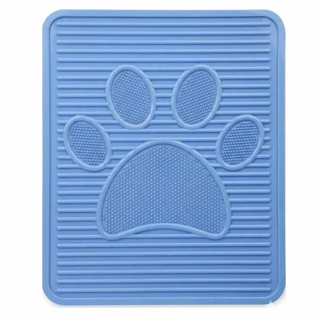 Paws & Whiskers Otirač za mačiji toalet, Plavi