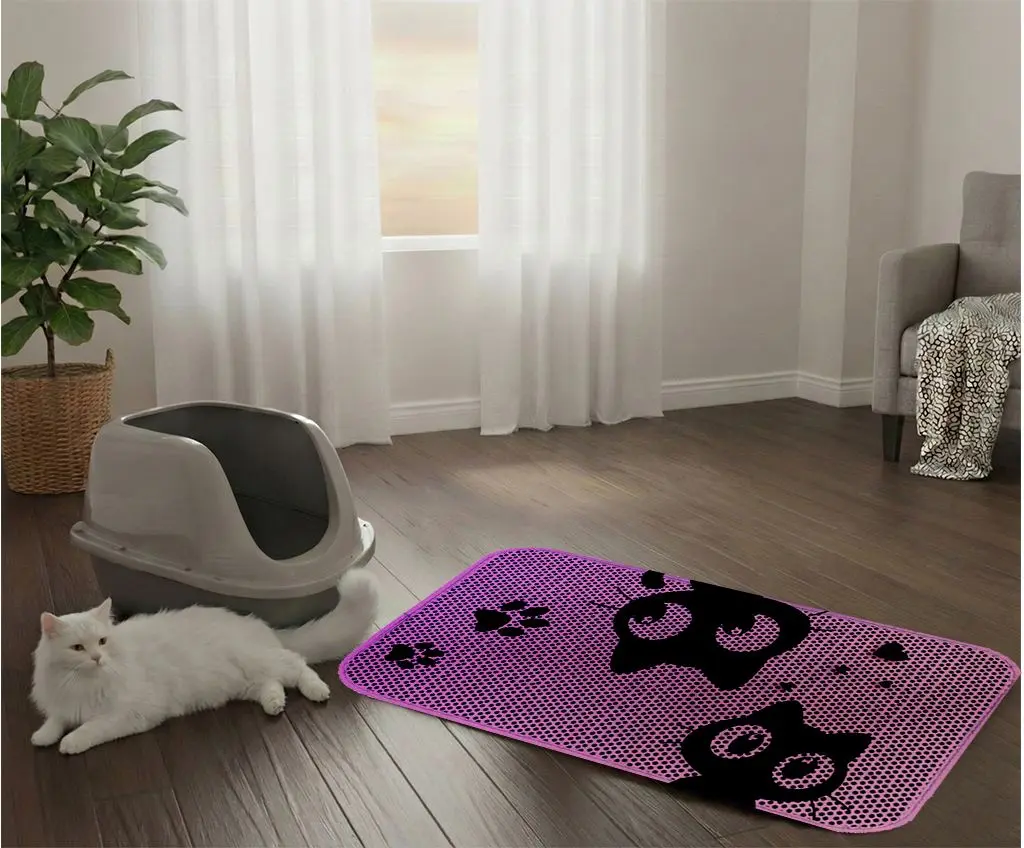 Paws & Whiskers Prostirka za mačiji toalet, Šarena