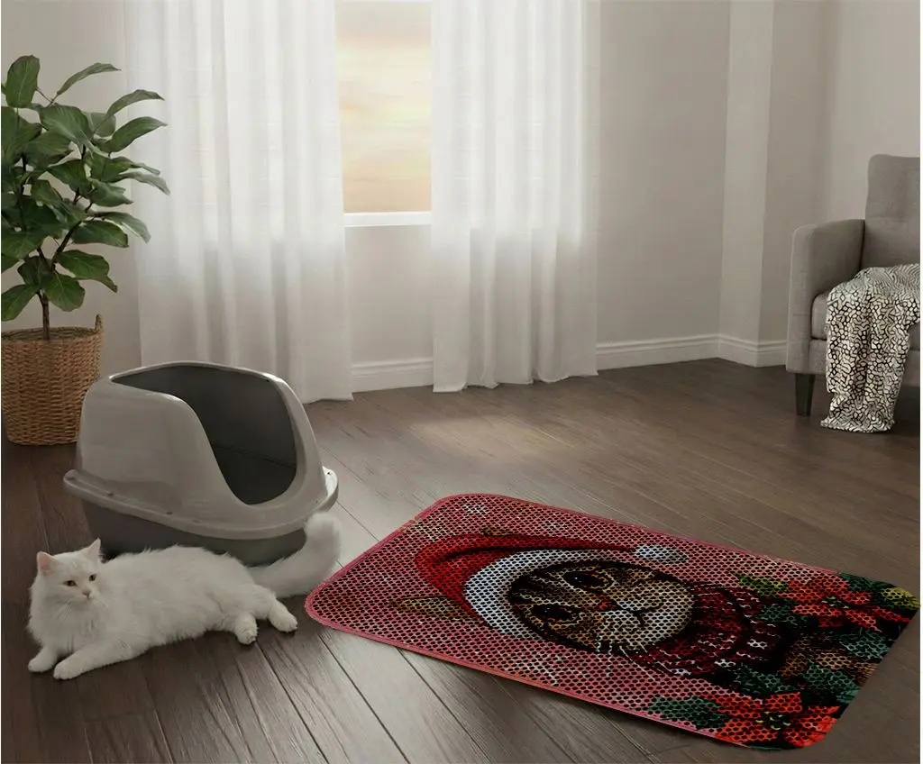 Paws & Whiskers Prostirka za mačiji toalet, Šarena