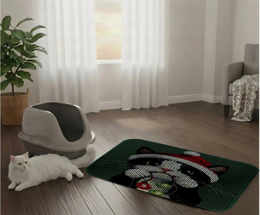 Paws & Whiskers Prostirka za mačiji toalet, Šarena
