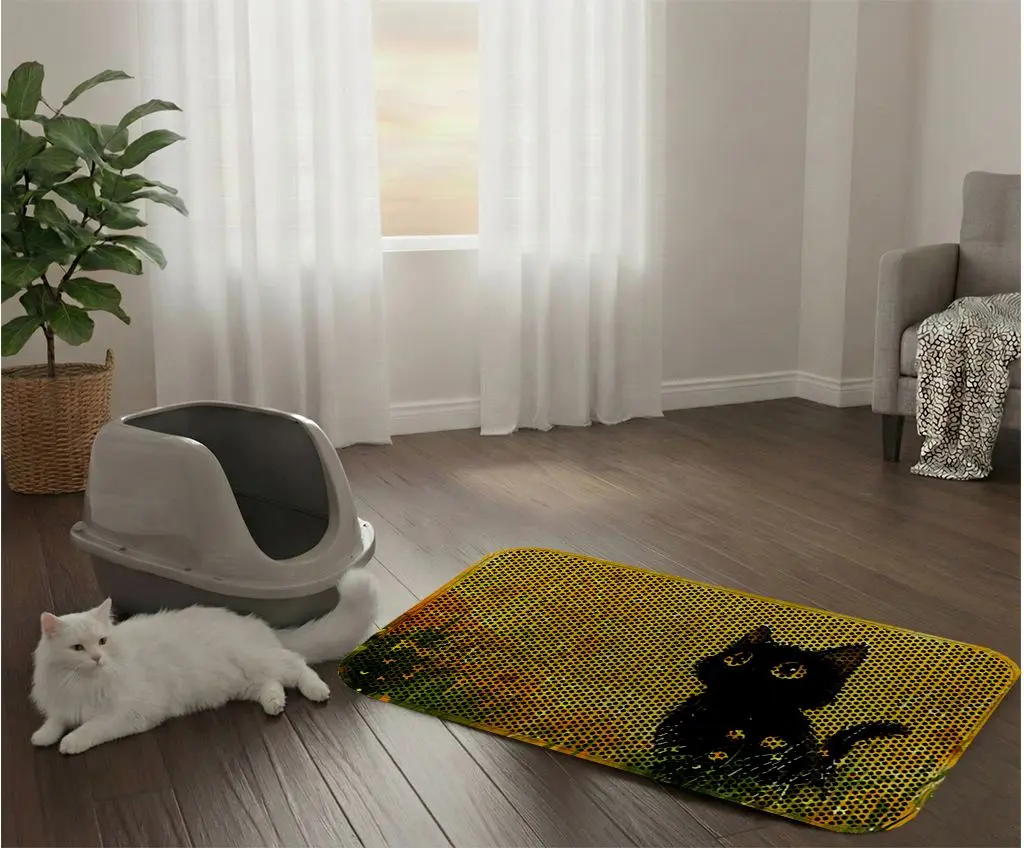 Paws & Whiskers Prostirka za mačiji toalet, Šarena