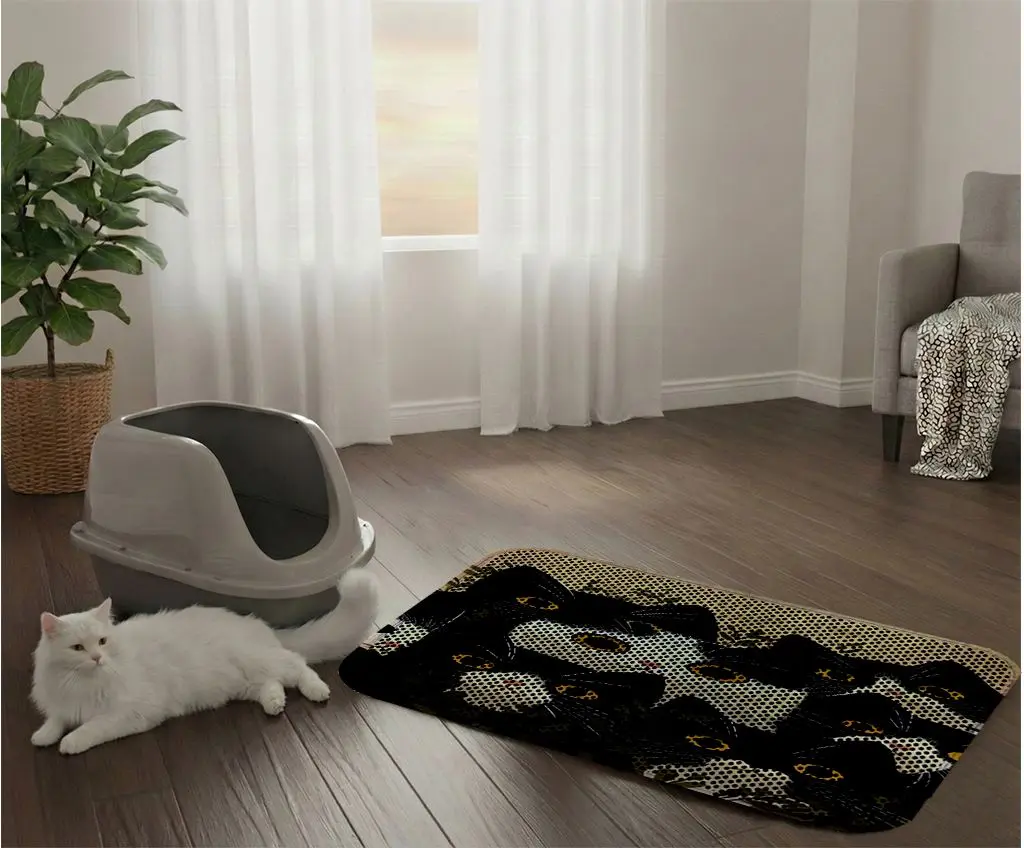 Paws & Whiskers Prostirka za mačiji toalet, Šarena