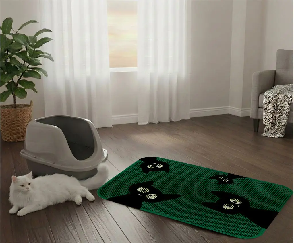 Paws & Whiskers Prostirka za mačiji toalet, Šarena