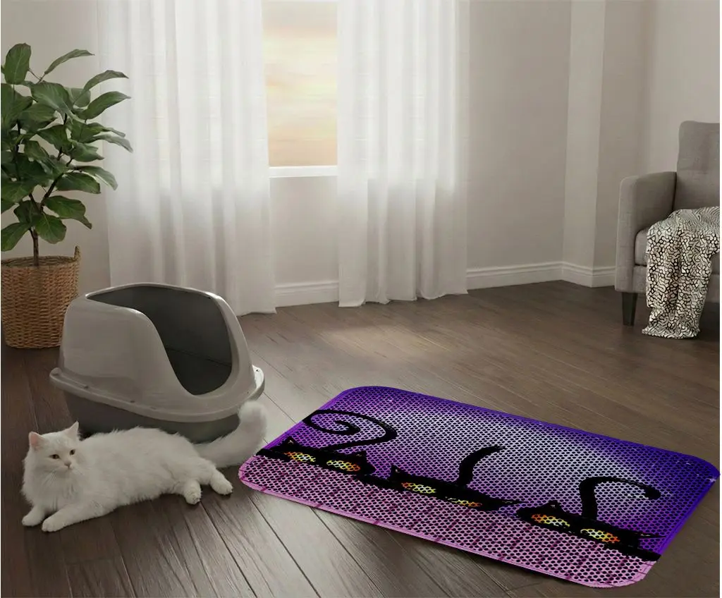 Paws & Whiskers Prostirka za mačiji toalet, Šarena