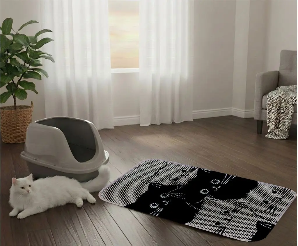 Paws & Whiskers Prostirka za mačiji toalet, Šarena
