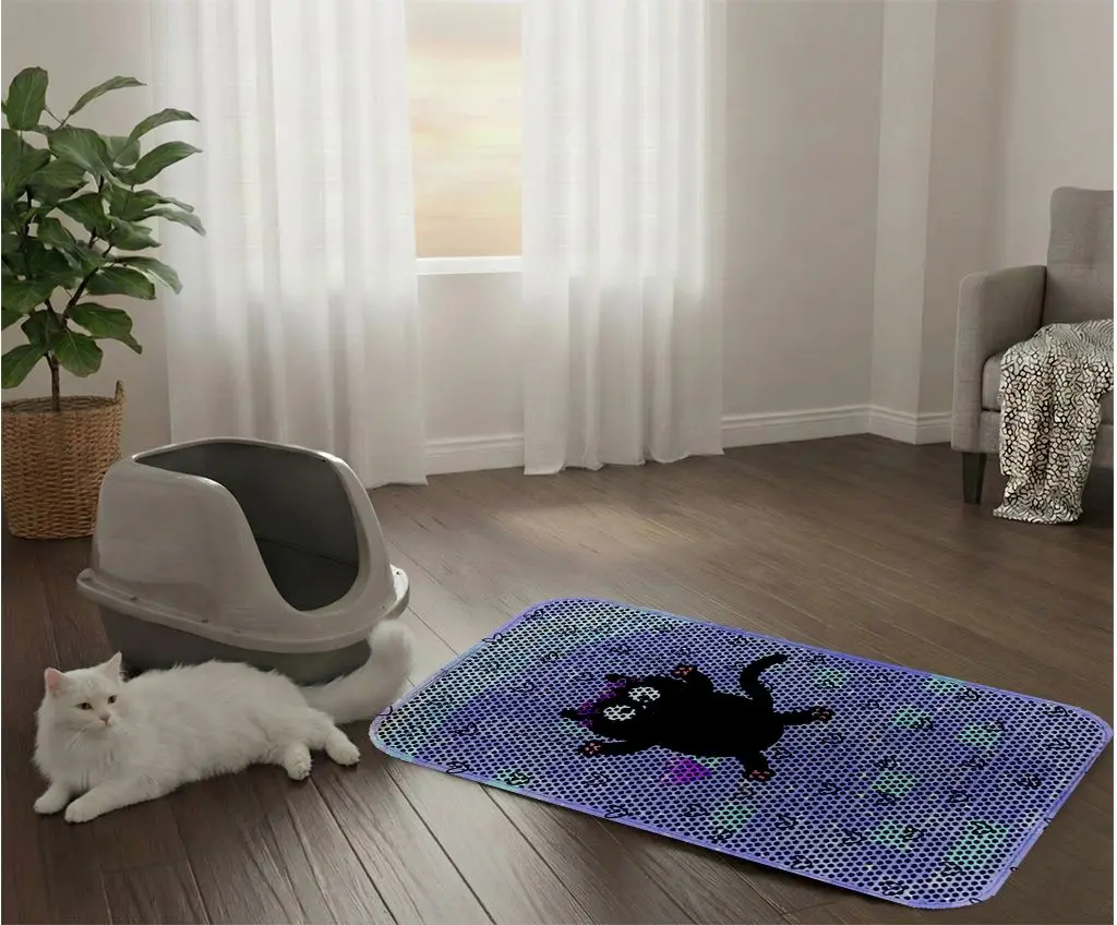 Paws & Whiskers Prostirka za mačiji toalet, Šarena