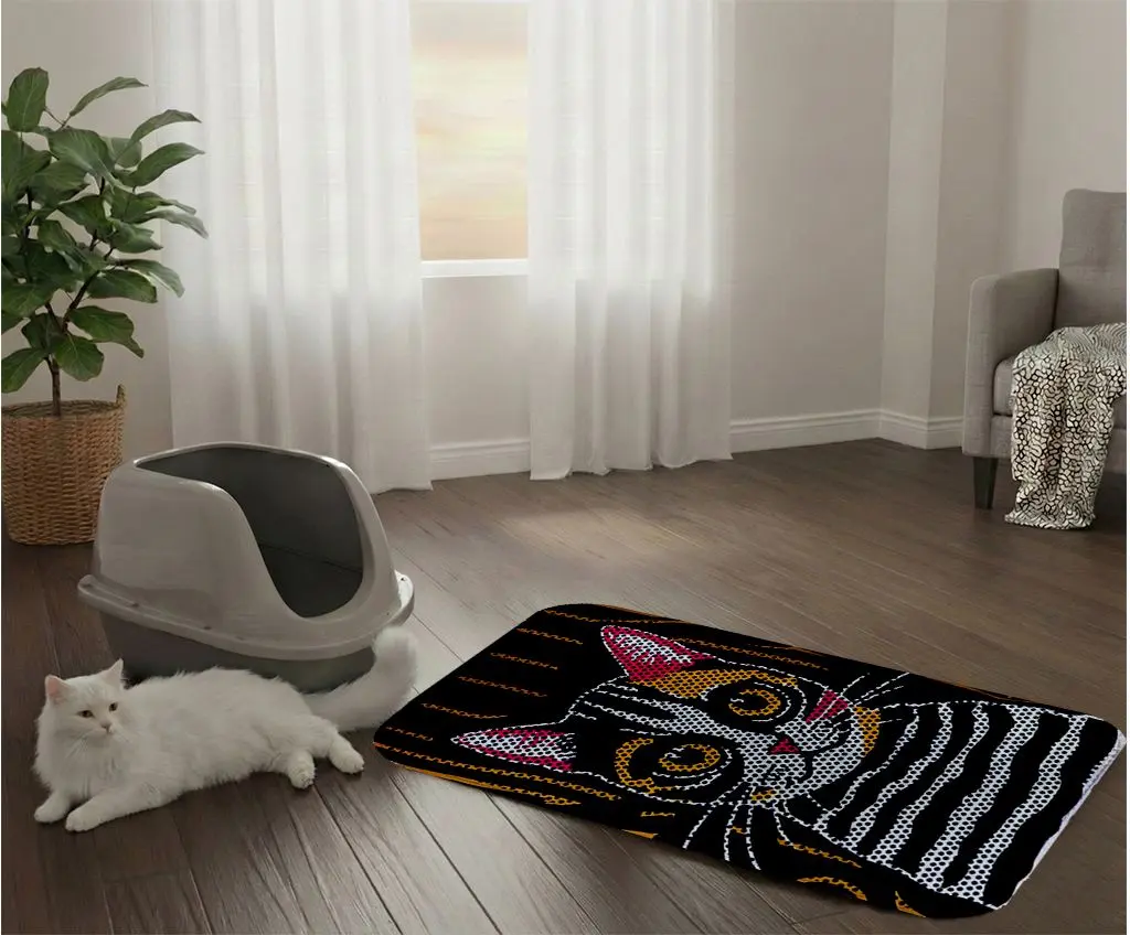 Paws & Whiskers Prostirka za mačiji toalet, Šarena