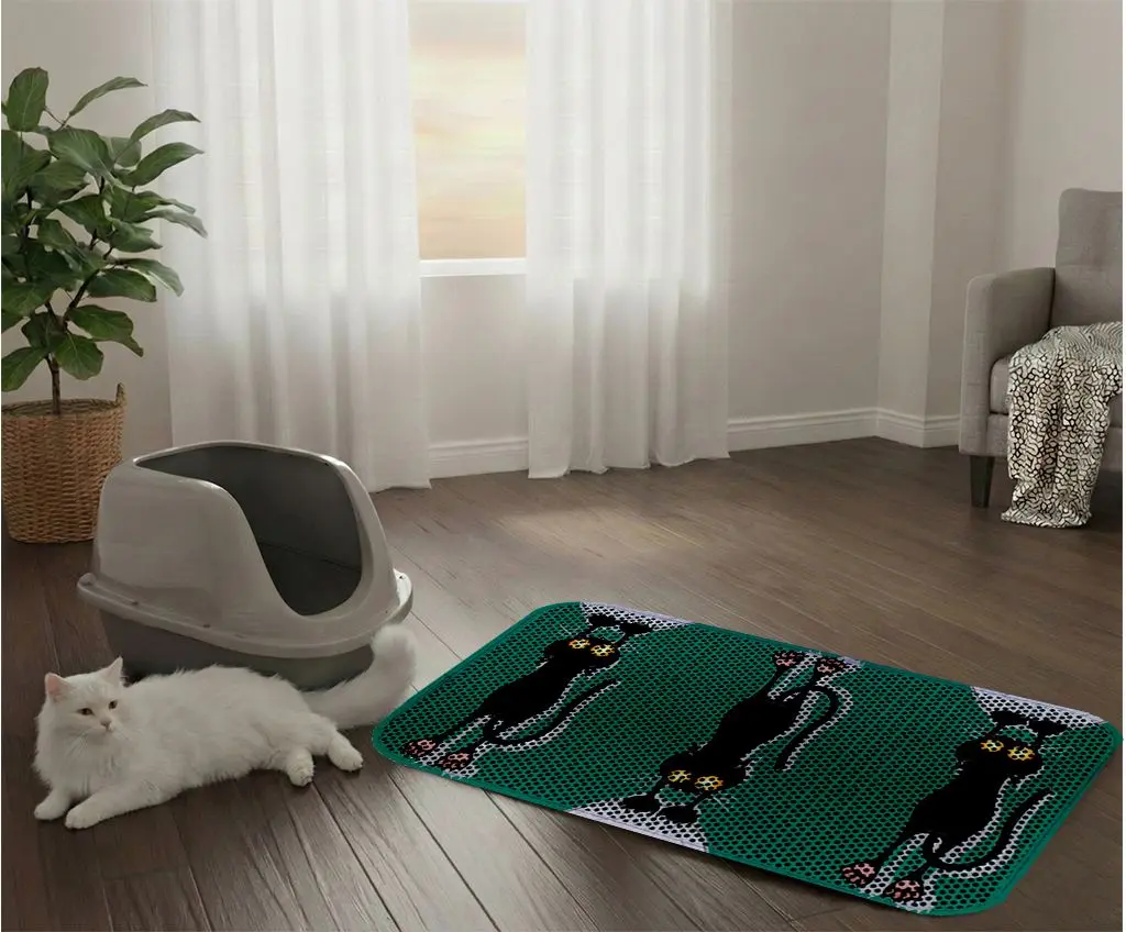 Paws & Whiskers Prostirka za mačiji toalet, Šarena