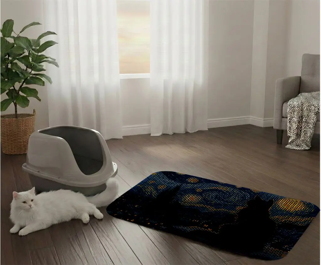 Paws & Whiskers Prostirka za mačiji toalet, Šarena