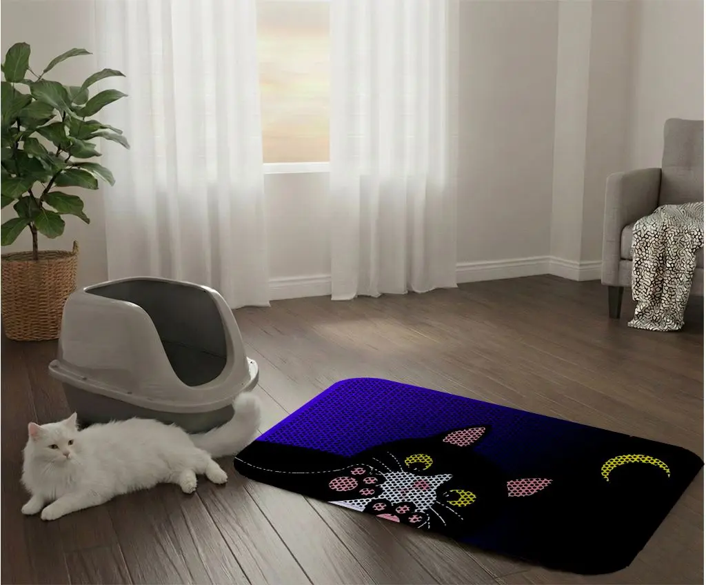 Paws & Whiskers Prostirka za mačiji toalet, Šarena