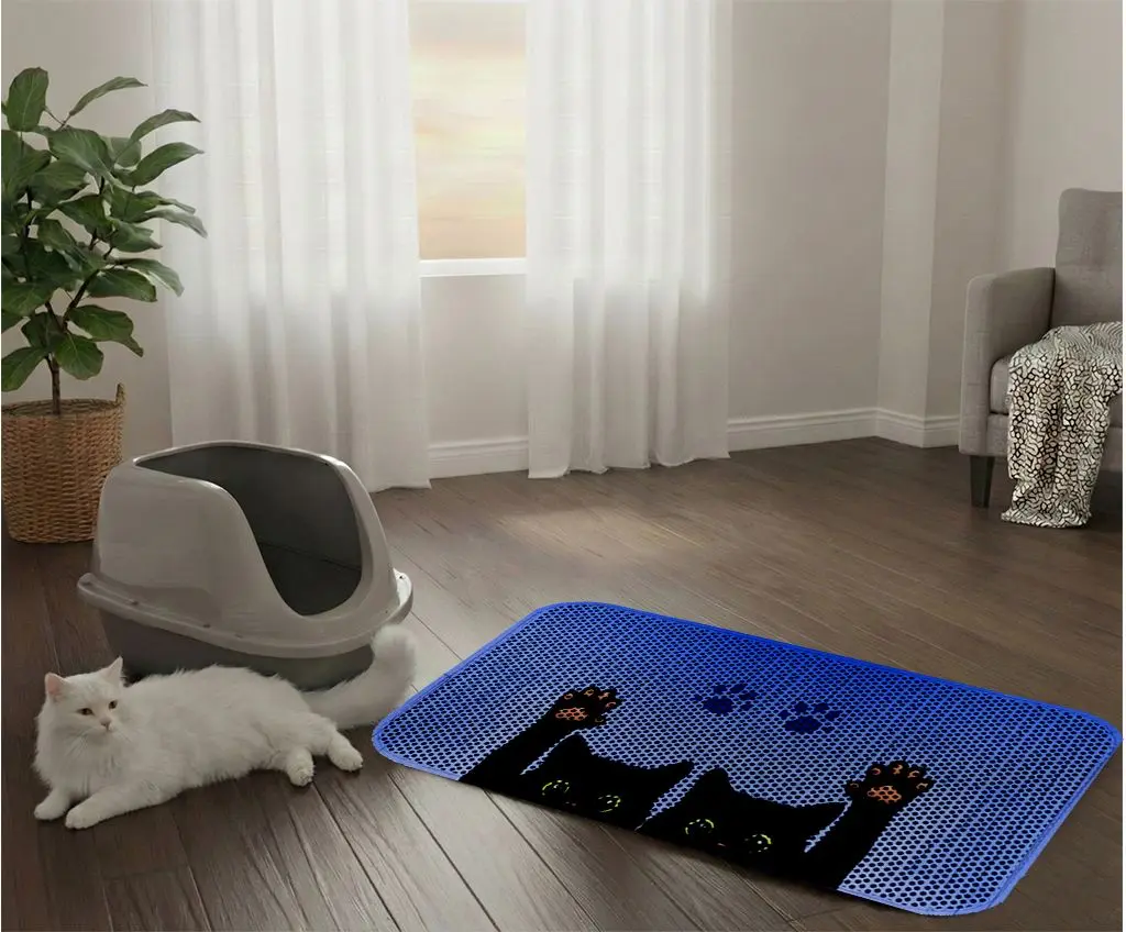 Paws & Whiskers Prostirka za mačiji toalet, Šarena