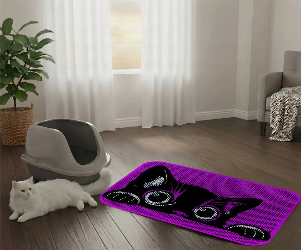 Paws & Whiskers Prostirka za mačiji toalet, Šarena