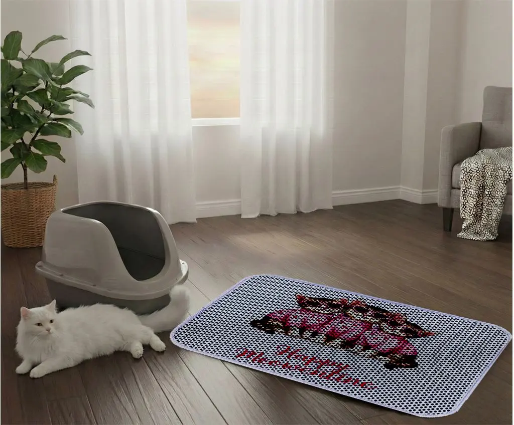 Paws & Whiskers Prostirka za mačiji toalet, Šarena