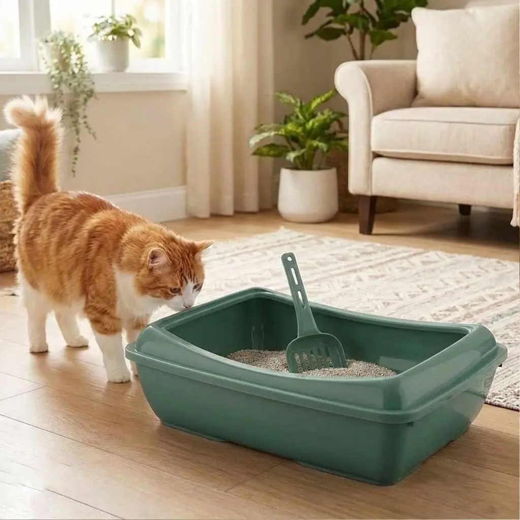 Paws & Whiskers Toalet za mačke, Zeleni