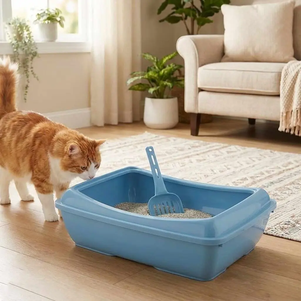 Paws & Whiskers Toalet za mačke, Plavi