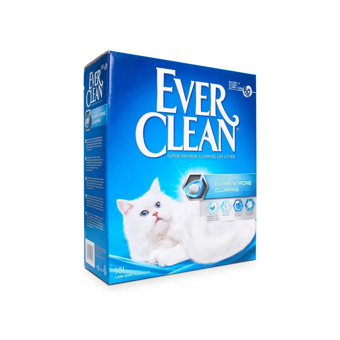 EVERLCEAN Posip za mačke bez mirisa Extra Strong 10l