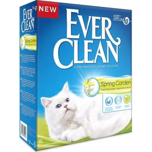 EVERCLEAN Posip za mačke Spring Garden 6 l