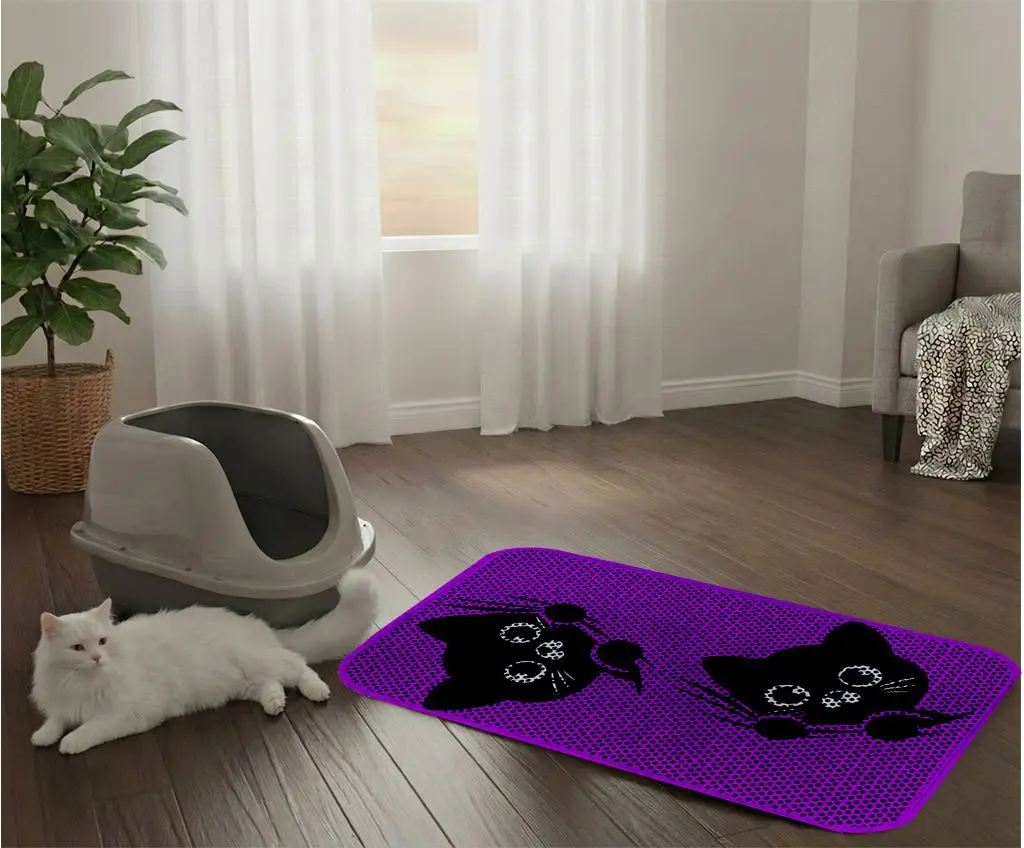 Paws & Whiskers Prostirka za mačiji toalet, Šarena