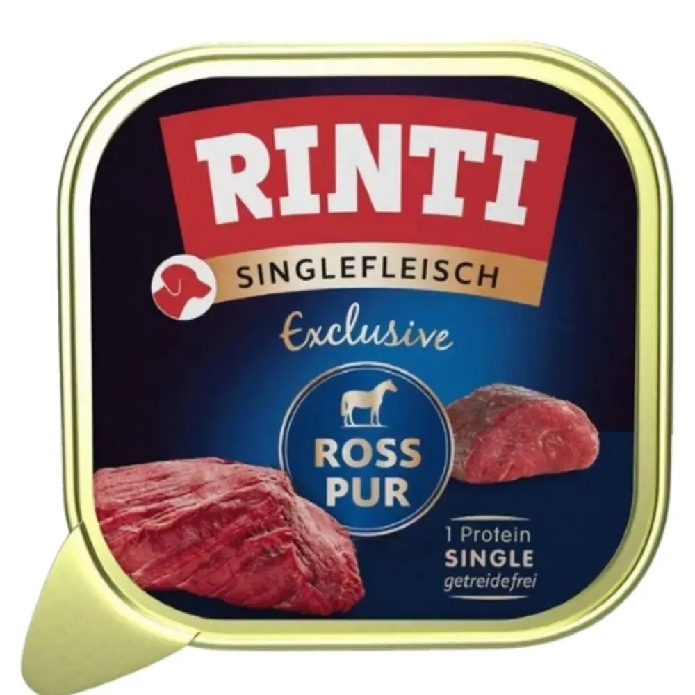 Rinti Pašteta za pse Singlefleisch Exclusive, Konjsko meso, 150g