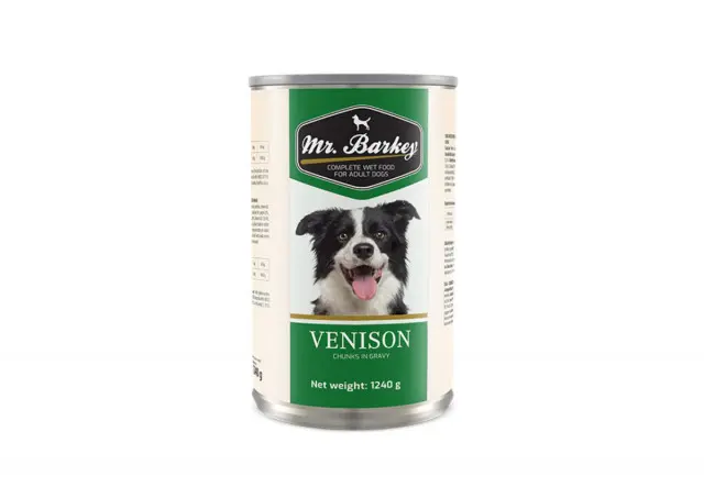 MR. BARKEY Vlažna hrana za odrasle pse, Divljač, 1.24kg